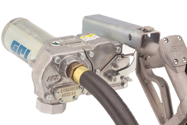 GPI® M-180S-ML High Flow Aluminum Gear Pump with Manual Leaded Nozzle ...