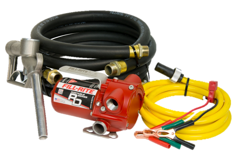 12V DC 12 GPM Fuel Transfer Pump with Nozzle - AST Inspection