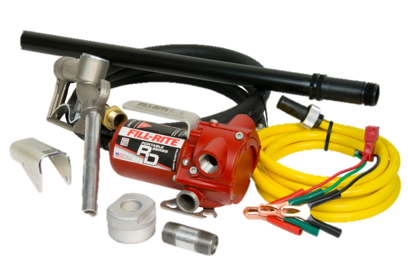 12V DC 12 GPM Fuel Transfer Pump with Nozzle - AST Inspection